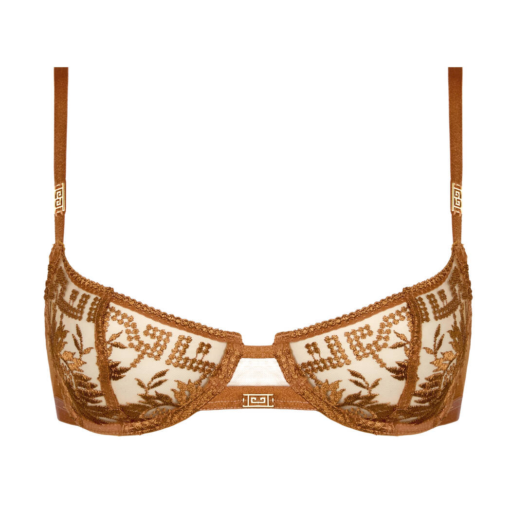 Aubade 2 pieces lingerie set Rules of Attraction Golden Shadow