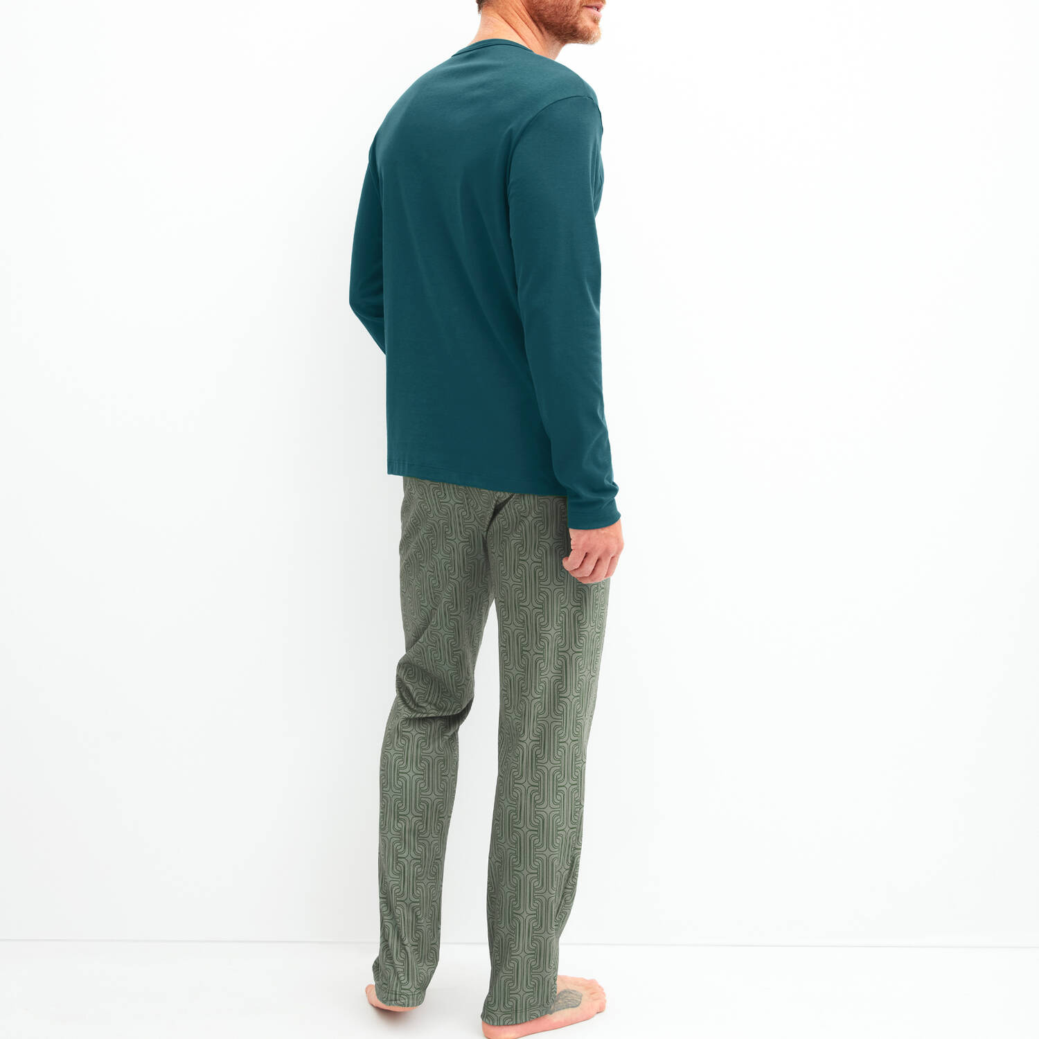 Cotton men's pajamas Calida Relax Streamline