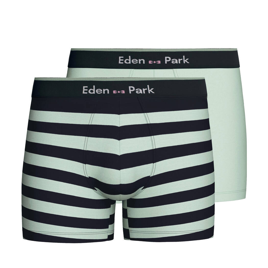 Pack de 2 boxers homme en coton Eden Park Heritage