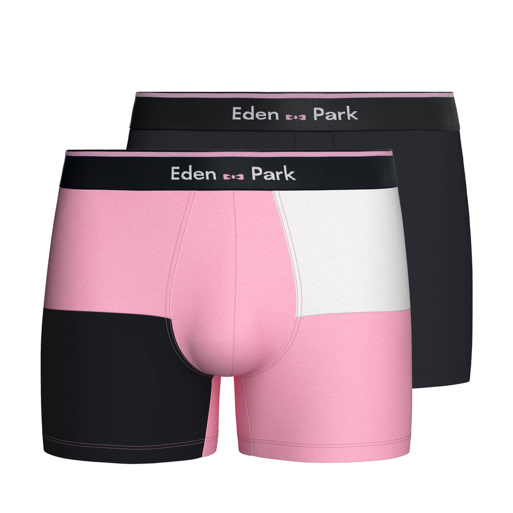Cotton 2-pack men's boxer briefs Eden Park Iconic