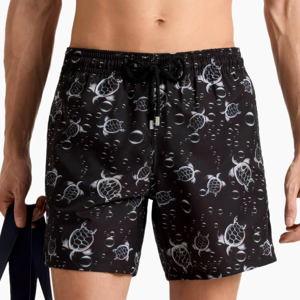 Men's mid-length swim short Mahina Vilebrequin Surnaturalisme