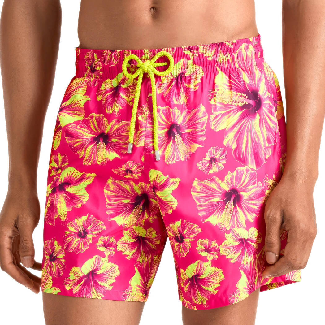 Men's mid-length swim short Mahina Vilebrequin Surnaturalisme