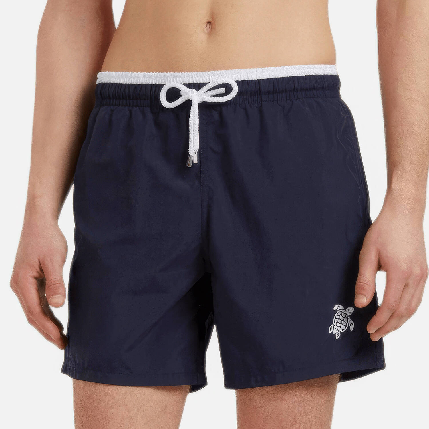 Men's swim shorts Moka Vilebrequin Essentiels