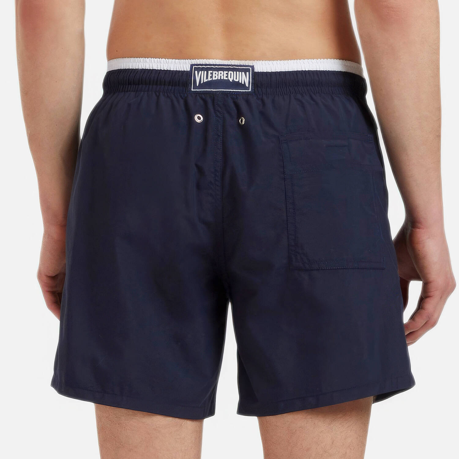 Men's swim shorts Moka Vilebrequin Essentiels