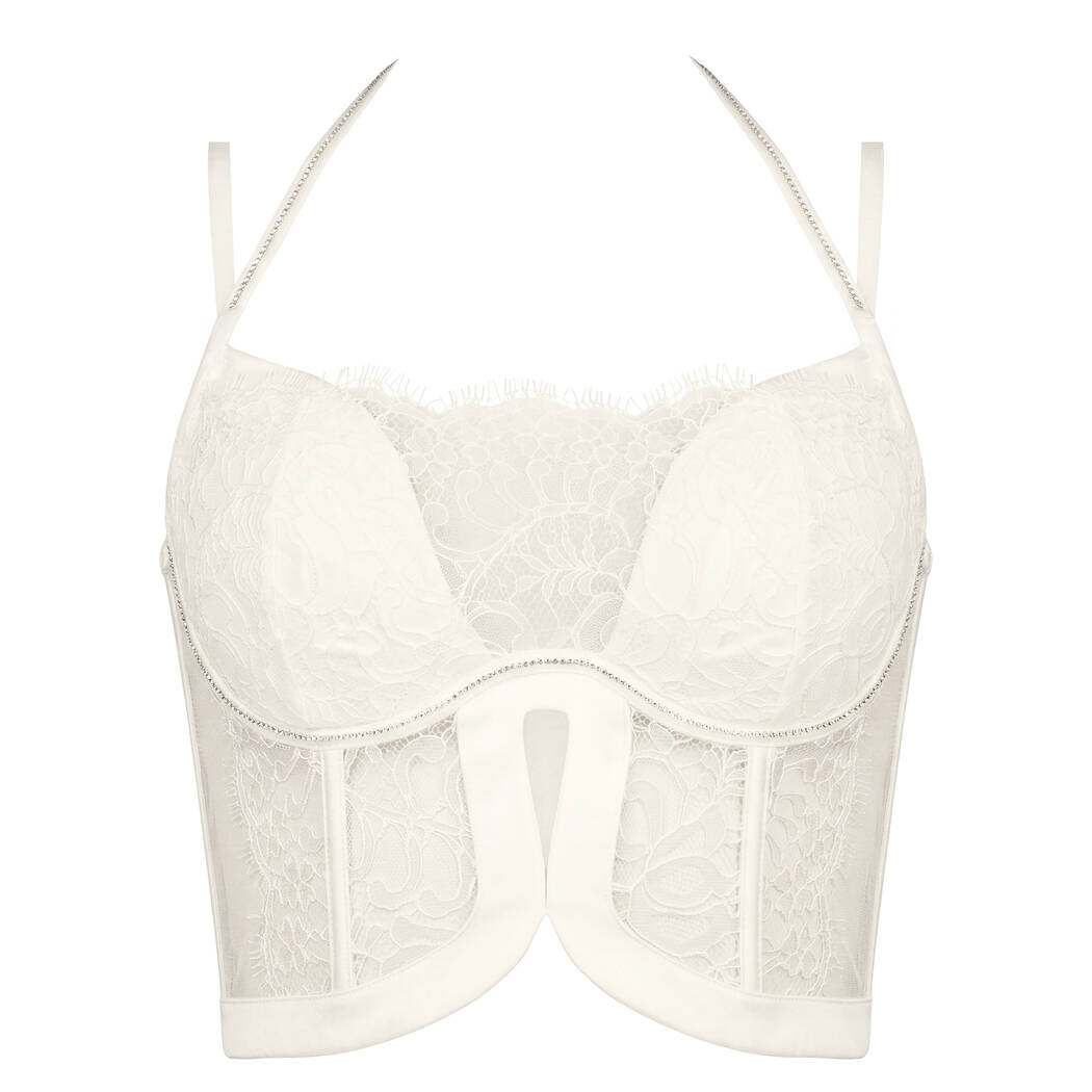 Silk and lace bustier LIVY Burning Desire